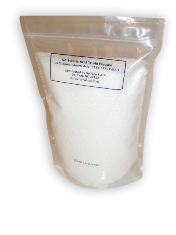 SZ Stearic Acid, 3 Lb (Triple Pressed). For DIY Soaps, Candles ...