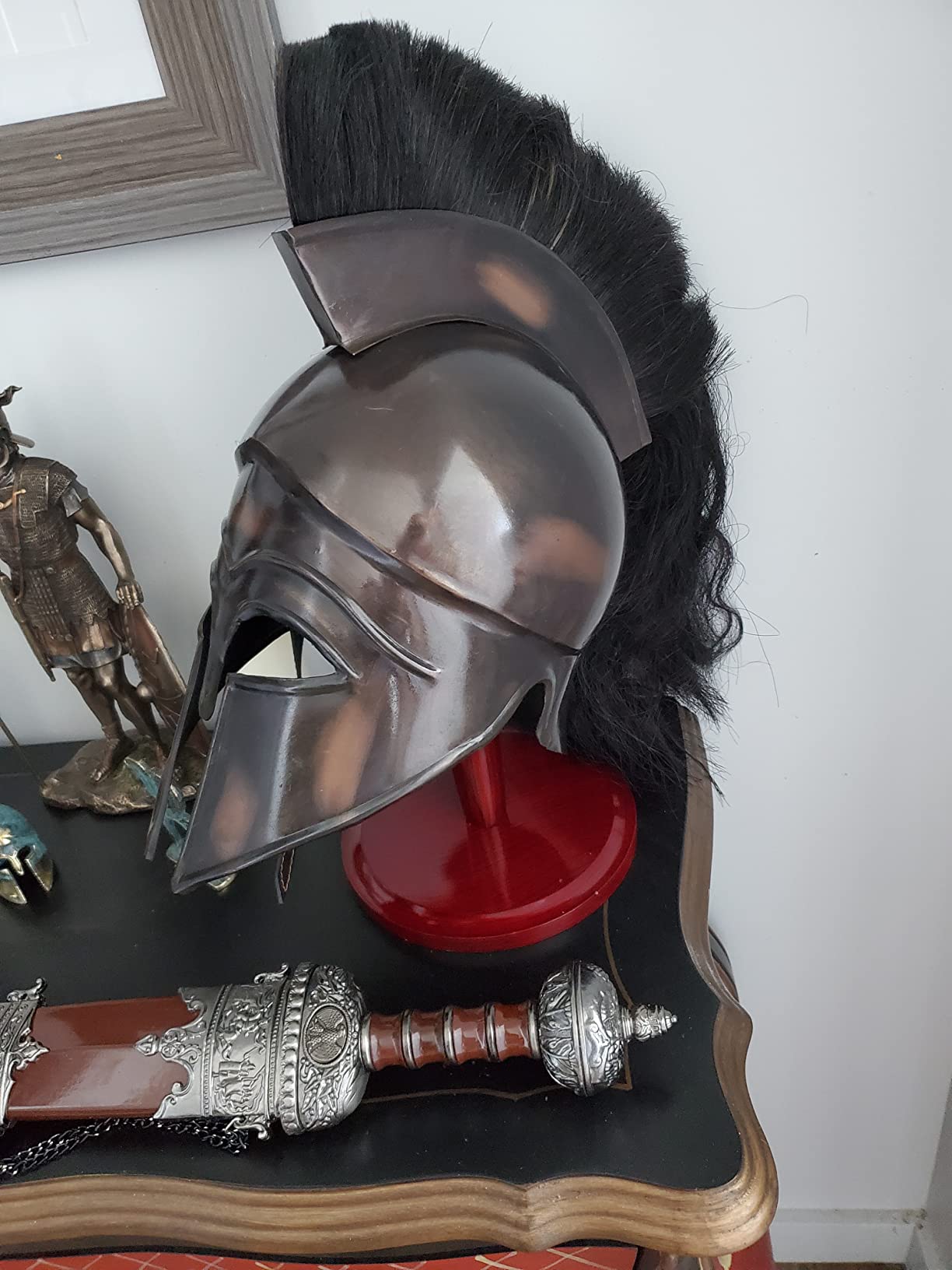 Greek Corinthian Helmet Ancient Medieval Armor Knight Spartan Replica ...