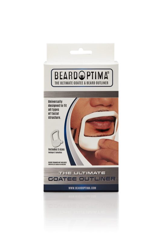 Beardoptima Goatee Outliner Kit For Men - Beard Shaping & Styling ...