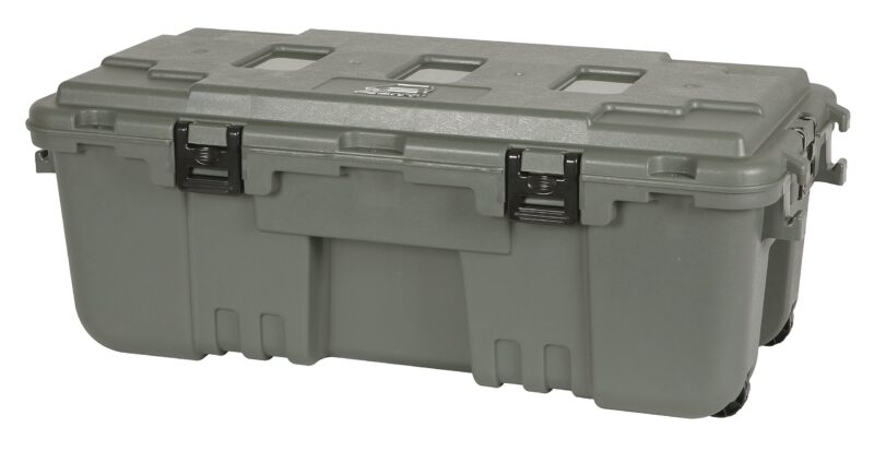 Plano Storage Trunk - 108 Quart W/ Wheels (1819) - Hunter Green Hinged ...