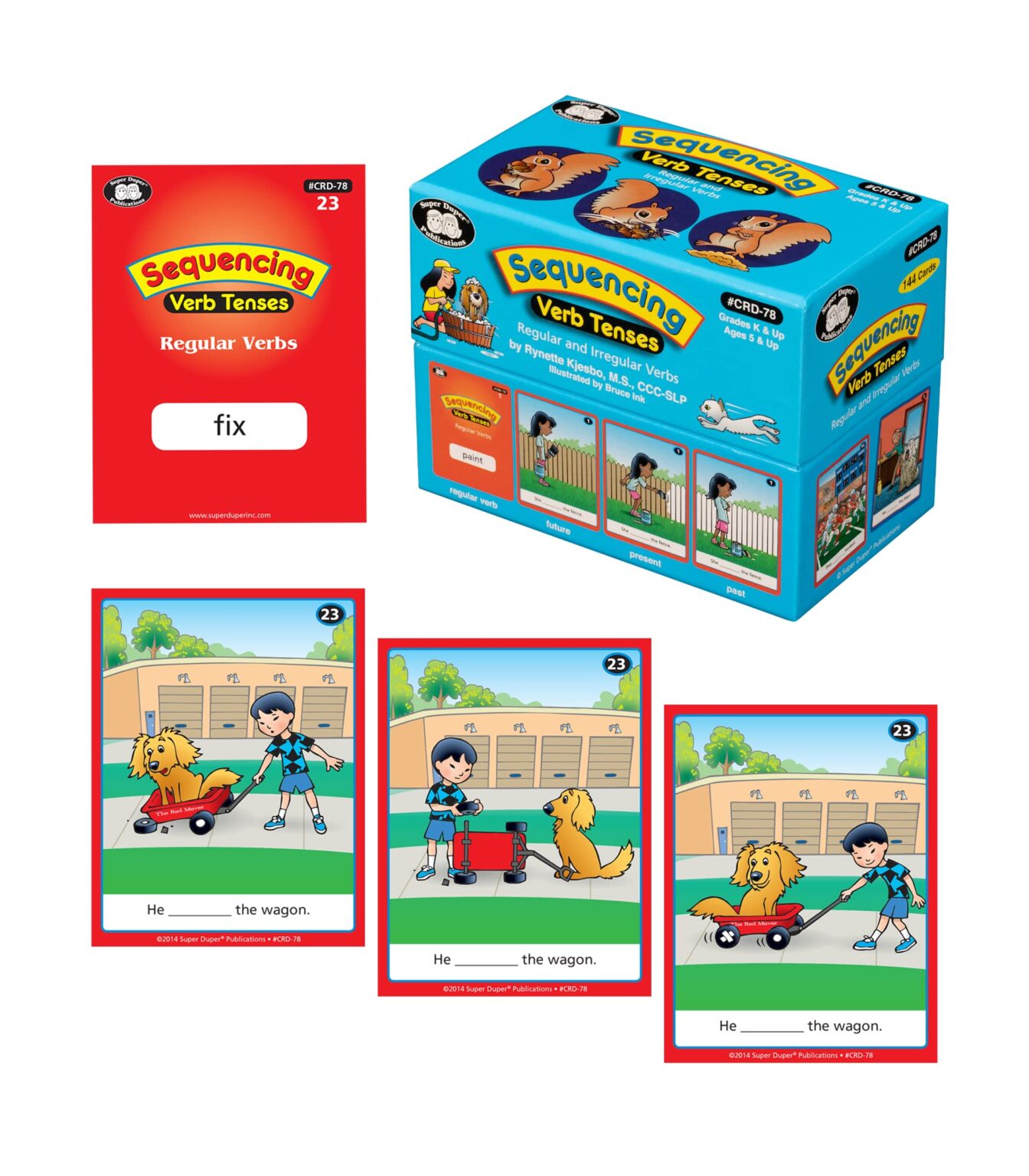 Super Duper Publications | Sequencing Regular And Irregular Verb Tenses ...