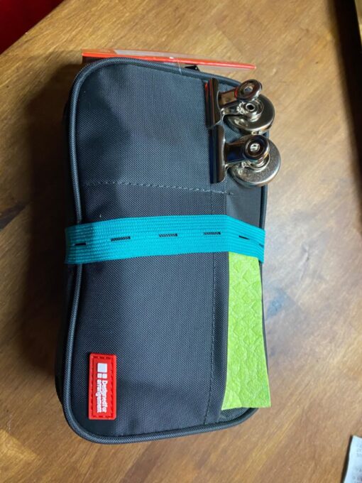 LIHITLAB Zipper Pen Case, 7.9 Ã— 2 Ã— 4.7 Inches, Black (A7551-24 ...