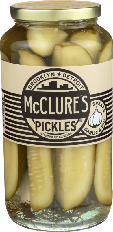 McClure's Garlic Dill Pickles, 32 Oz - Swiftsly