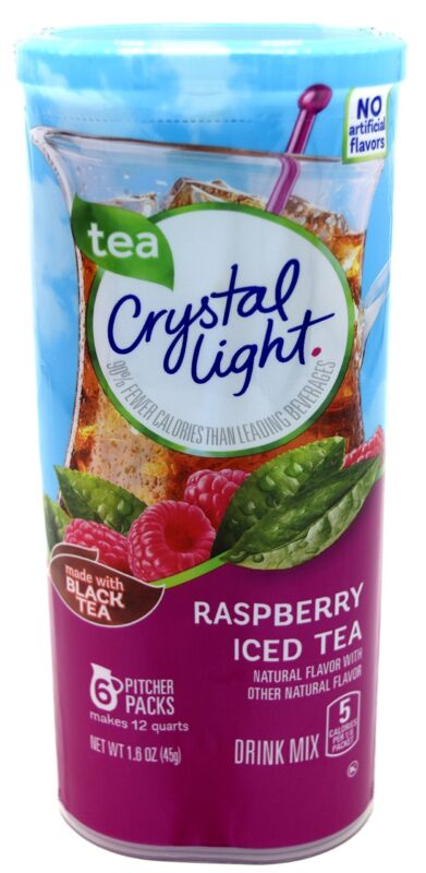 Crystal Light Raspberry Tea, Made With Black Tea, (12-Quart) 1.6-Ounce ...