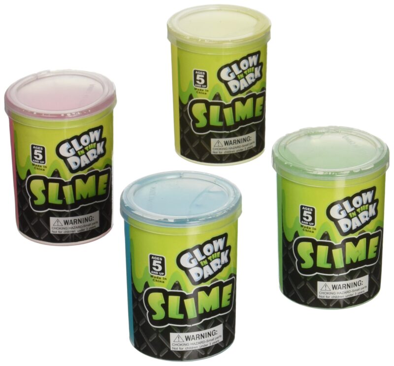 Glow Slime Party Pack - Includes 12 Glow In The Dark Slime Containers ...