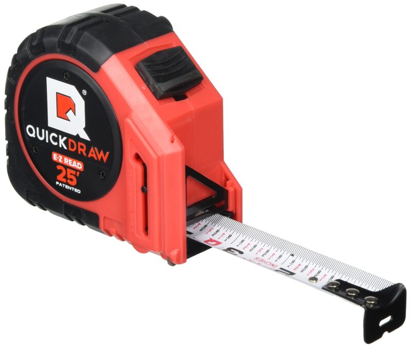 QUICKDRAW PRO Easy-Read Self Marking 25' Foot Tape Measure - 1st ...