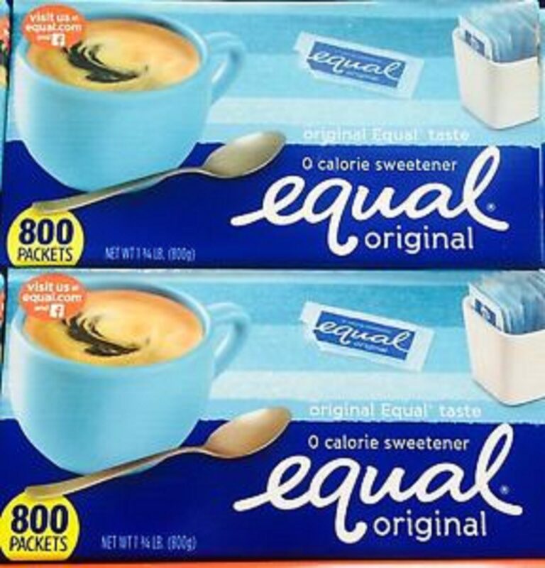Equal Zero Calorie Sweetener - 800 Packets (2 Pack) - Total 1600 ...