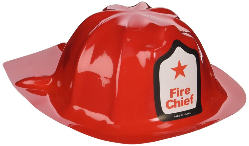 Fun Express Rhode Island Novelty Plastic Firefighter Chief Hat (Set Of ...