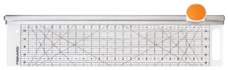 Fiskars Rotary Cutter And Ruler Combo - 6" X 24" Fabric Cutter With ...