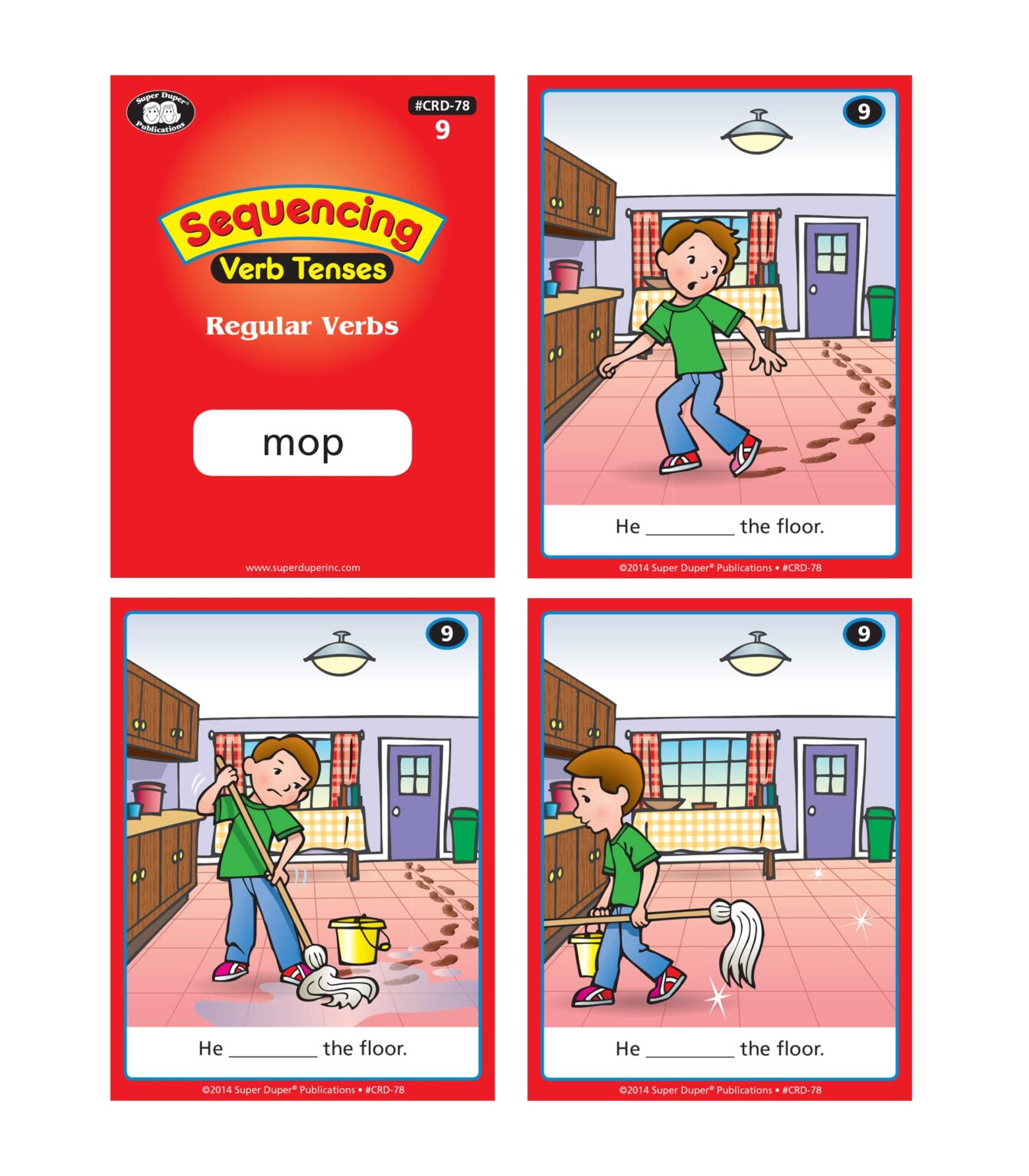 Super Duper Publications | Sequencing Regular And Irregular Verb Tenses ...