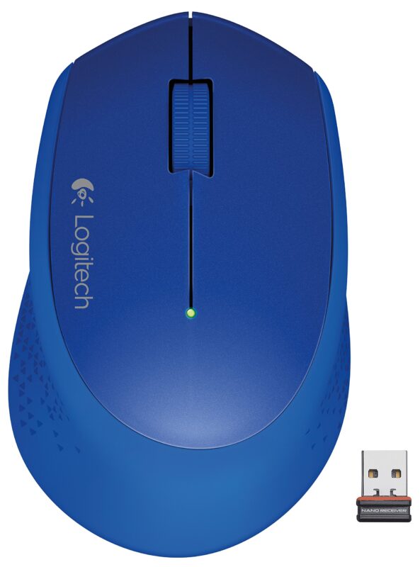 Logitech Wireless Mouse M320, Blue Standard Packaging - Swiftsly