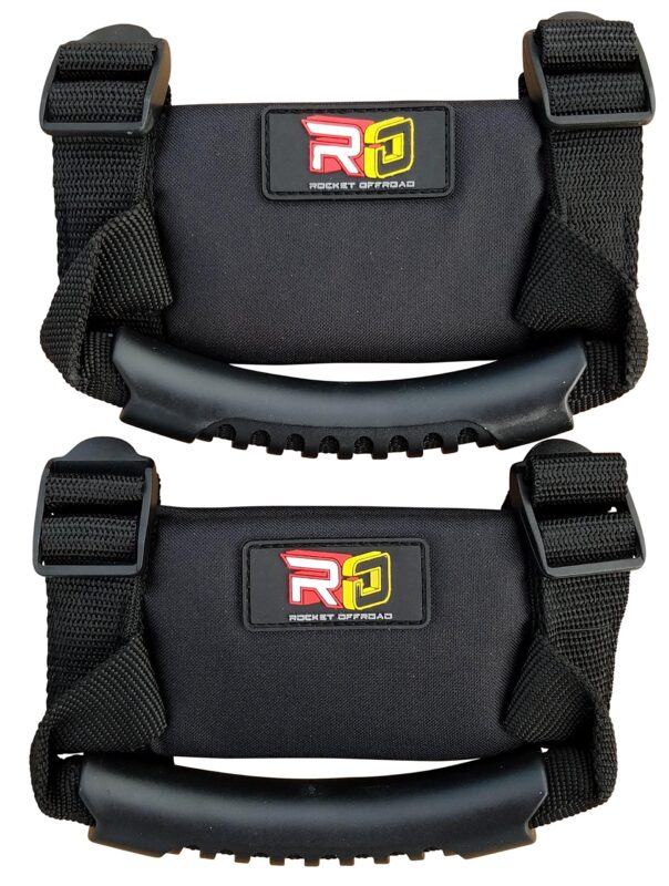 Rocket Offroad RO-20161 Black UTV Hand Hold (Pair) - Swiftsly