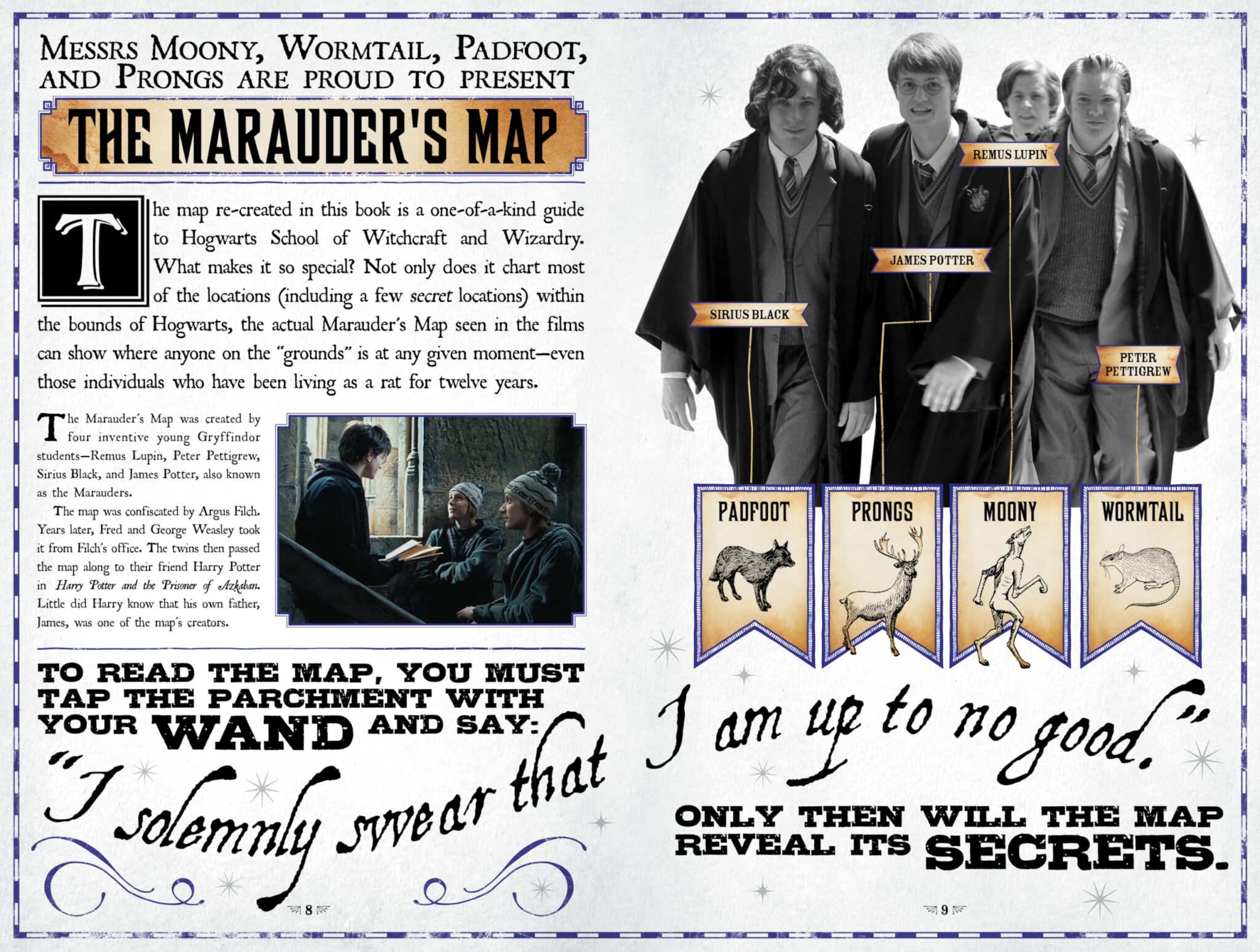 Marauder's Map Guide To Hogwarts (Harry Potter) - Swiftsly