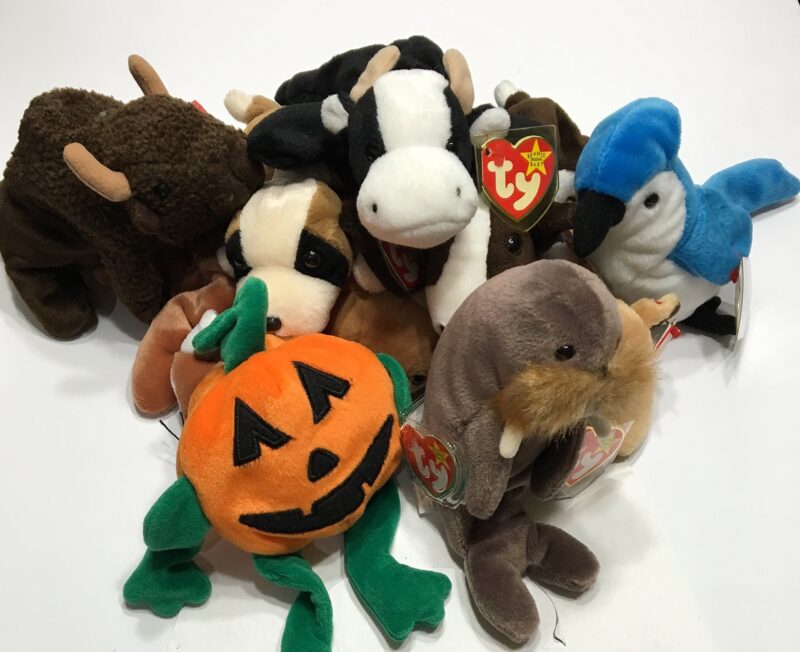 Ty Beanie Baby Babies Lot Of 10 - All Different With Tags - Swiftsly
