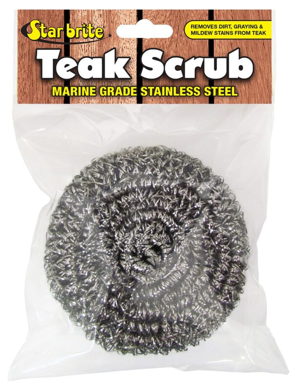 STAR BRITE Marine Grade Stainless Steel Teak Scrub - Durable, Rust ...