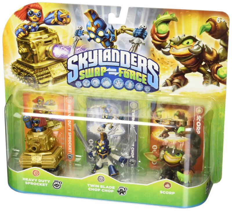 Skylanders SWAP Force Triple Character Pack: Scorp, Twin Blade Chop ...