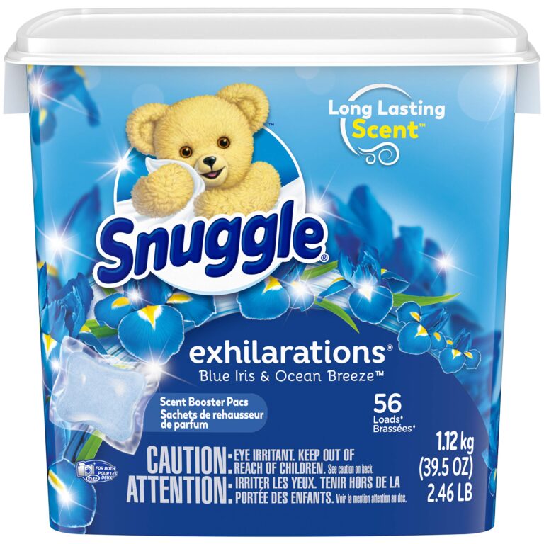 Snuggle Exhilarations In Wash Laundry Scent Booster Pacs, Blue Iris ...