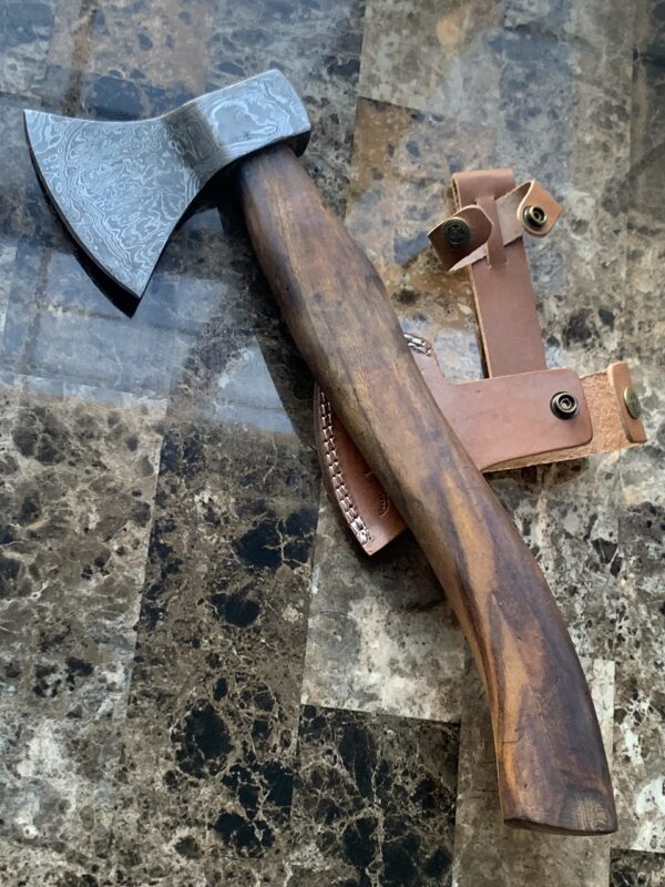 DIST AX-257, Custom Handmade Damascus Steel 13.00 Inches Axe - Gorgeous ...