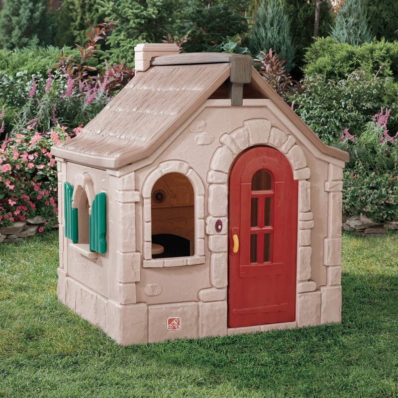 Step2 Naturally Playful StoryBook Cottage Kids Playhouse – Outdoor ...