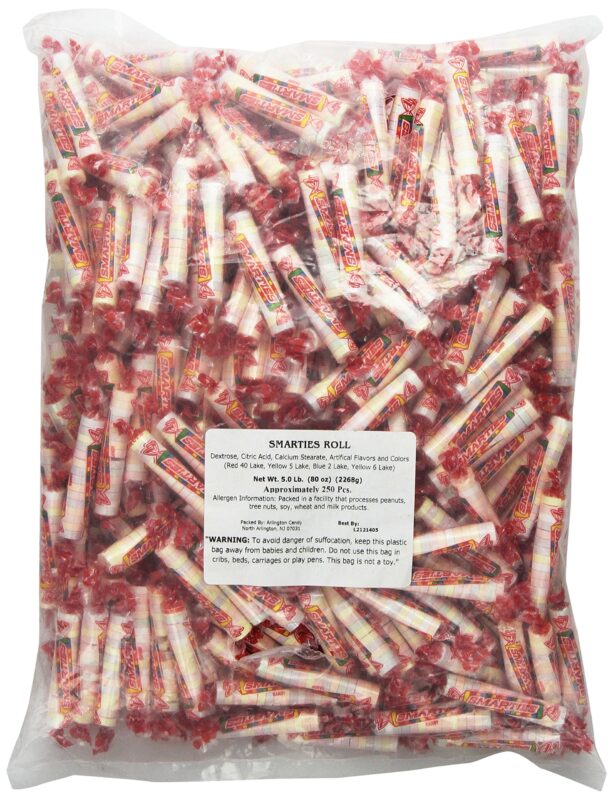 Smarties Candy Rolls, Bulk, 5 Pound - Swiftsly