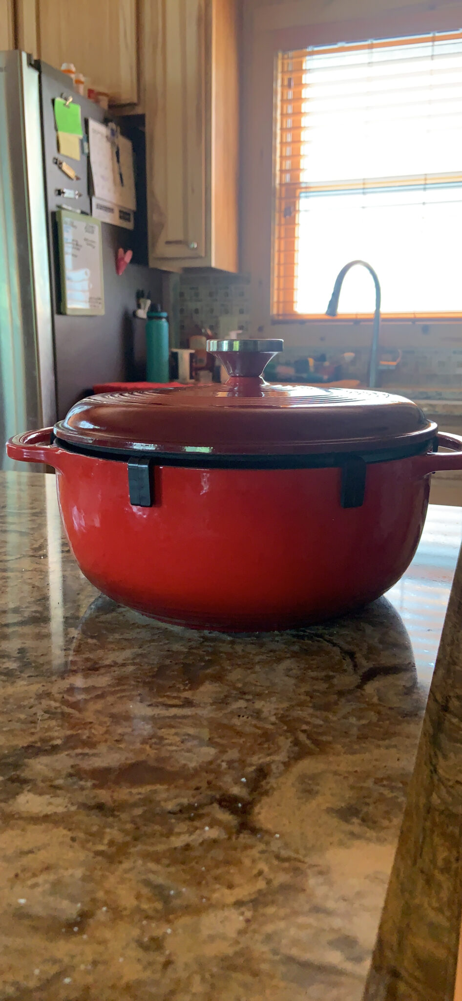 Lodge 4.5 Quart Enameled Cast Iron Dutch Oven With Lid – Dual Handles ...